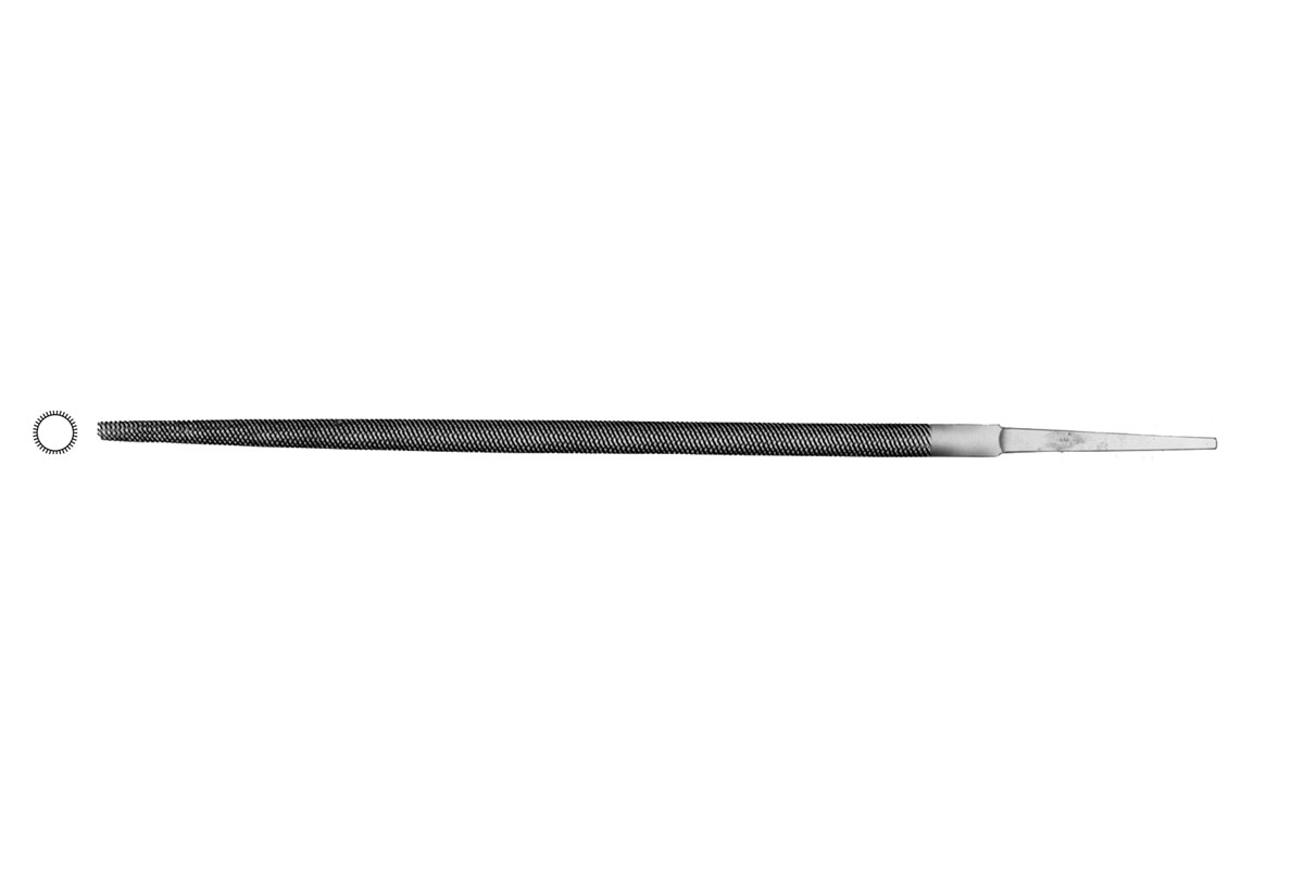 10" Round Smooth Cut File, Item No. 32.411 - Grobet USA - Tools ...