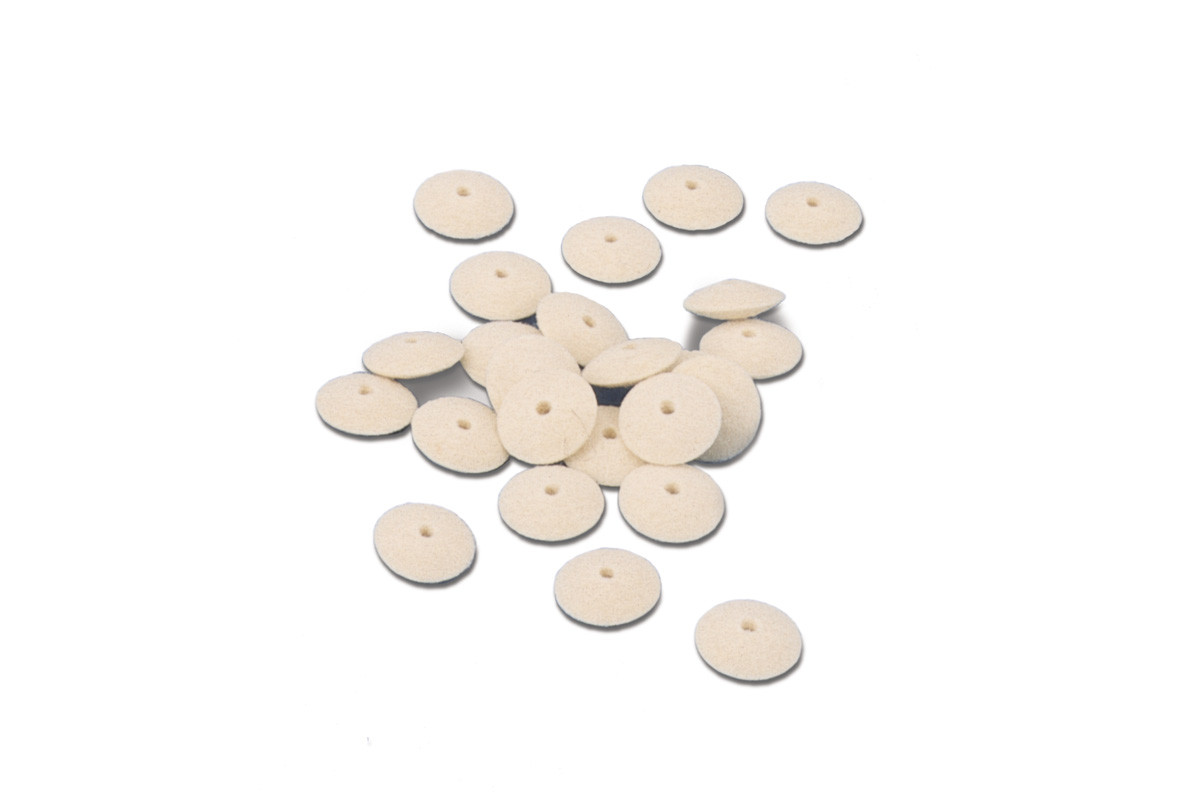 Knife Edge Felt Wheels, 1/2" Diameter, Hard, Item No. 17.478 - Grobet ...