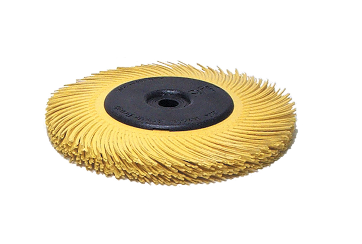 3M 3-Radial Bristle Discs, 6" Diameter, 800 Grit, Yellow, Item No. 10. ...