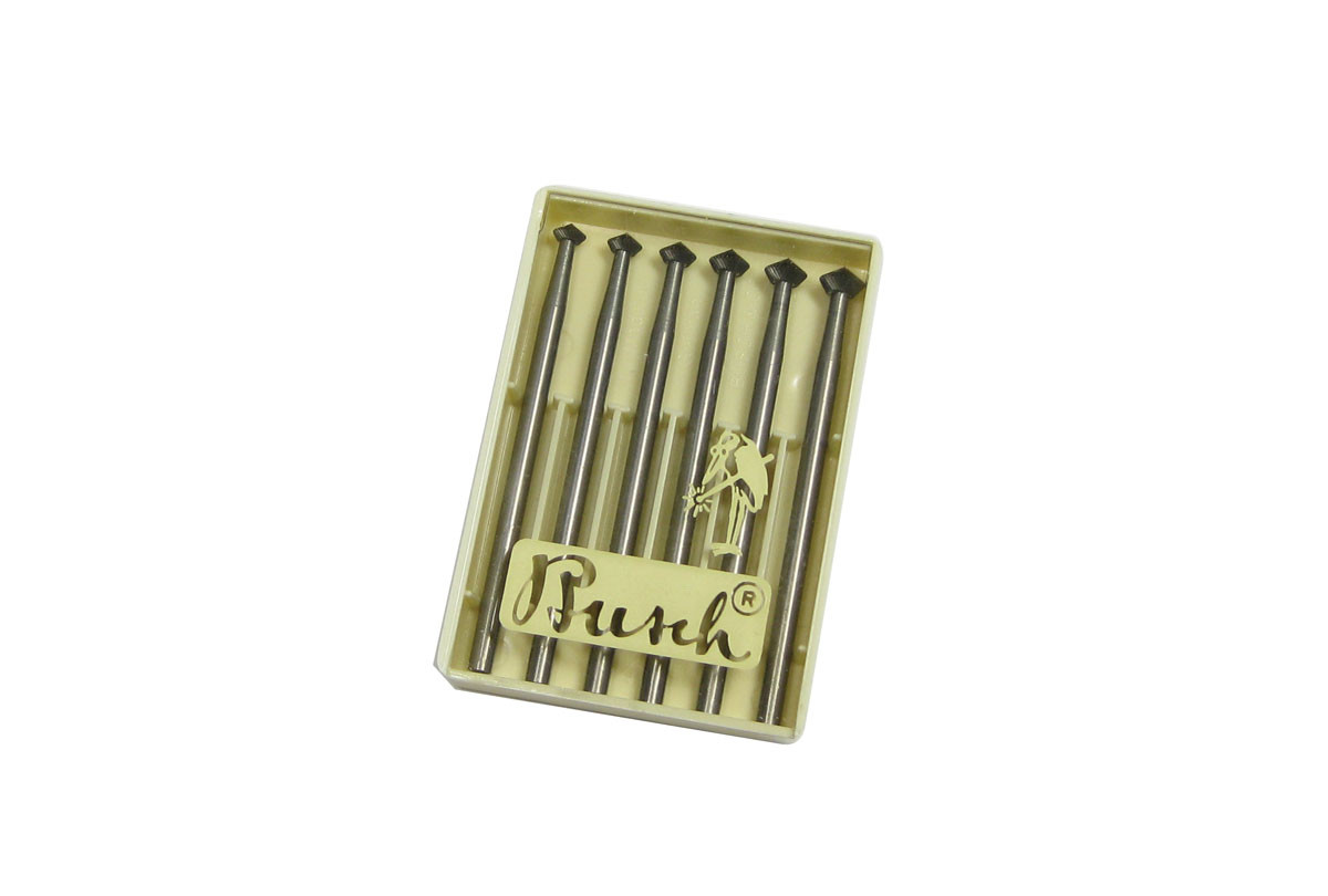 Busch Bur, 90° Hart, Set of 6, Item No. 18.164 - Grobet USA - Tools ...