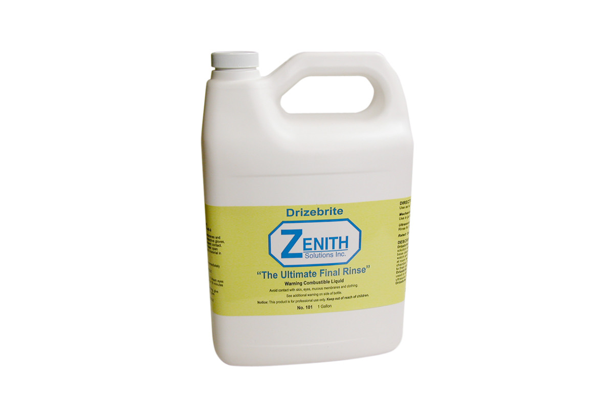 Drizebrite Final Rinse, 1 Gallon, Item No. 23.0101 - Grobet USA - Tools ...