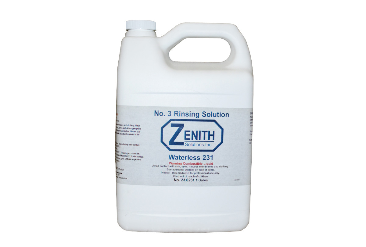 No. 3 Rinsing Solution, 1 Gallon, Item No. 23.0231 - Grobet USA - Tools ...