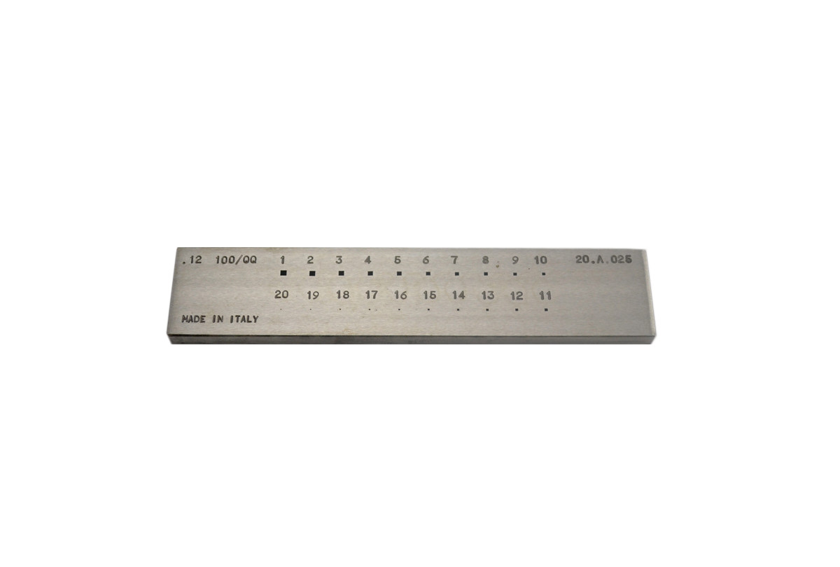 Tool Steel Draw Plate - Square, 20 Holes, QQ, Item 28.0472 - Grobet USA ...