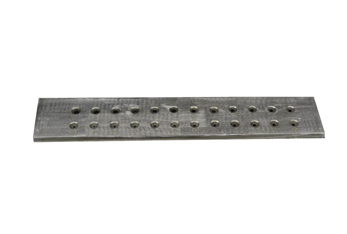 Tungsten Carbide Draw Plate, 24 Holes, 2.3mm - 6mm, Item No. 28.0426 ...