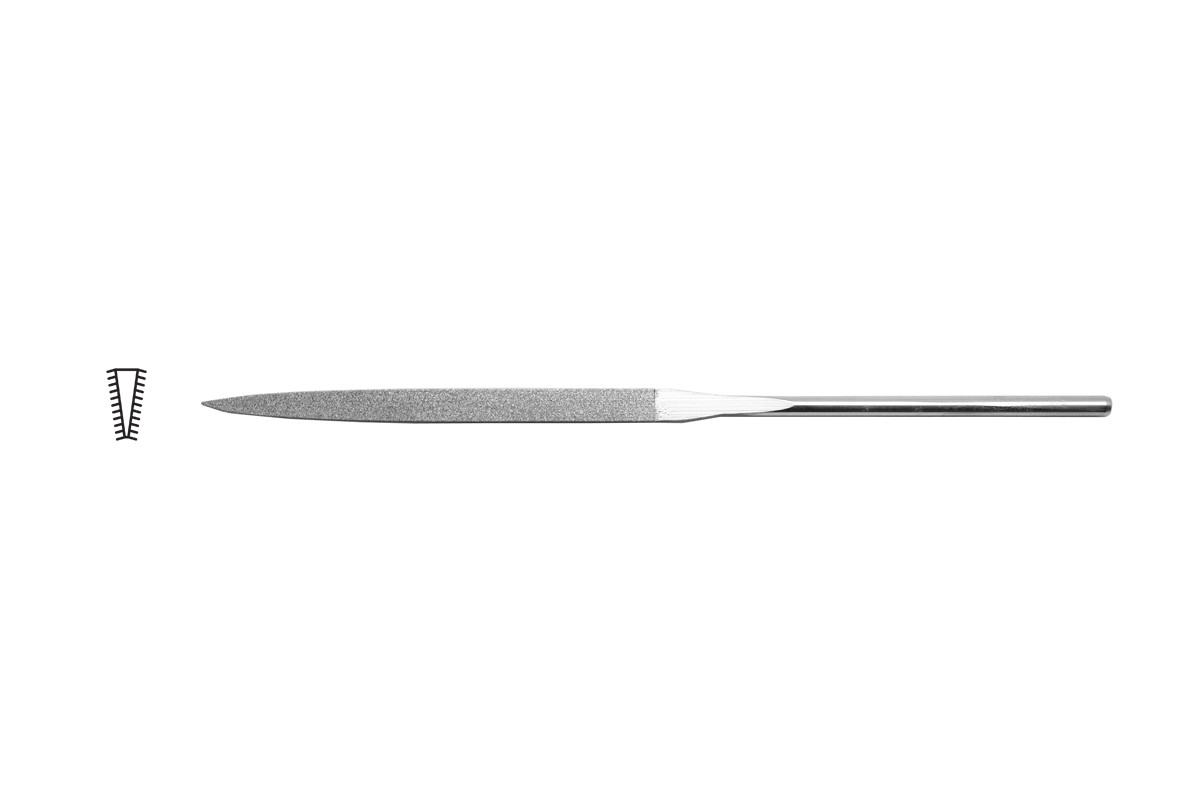 Diamond Needle File, Knife, Fine Grit, Item No. 33.968 - Grobet USA ...