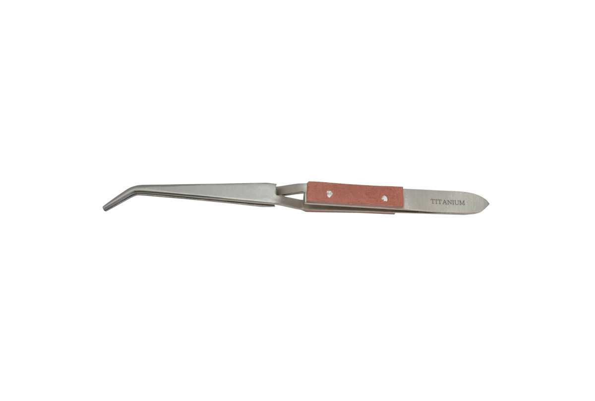 Titanium Cross-Lock Tweezers with Fiber Grip Handles, Item No. 57.767 ...